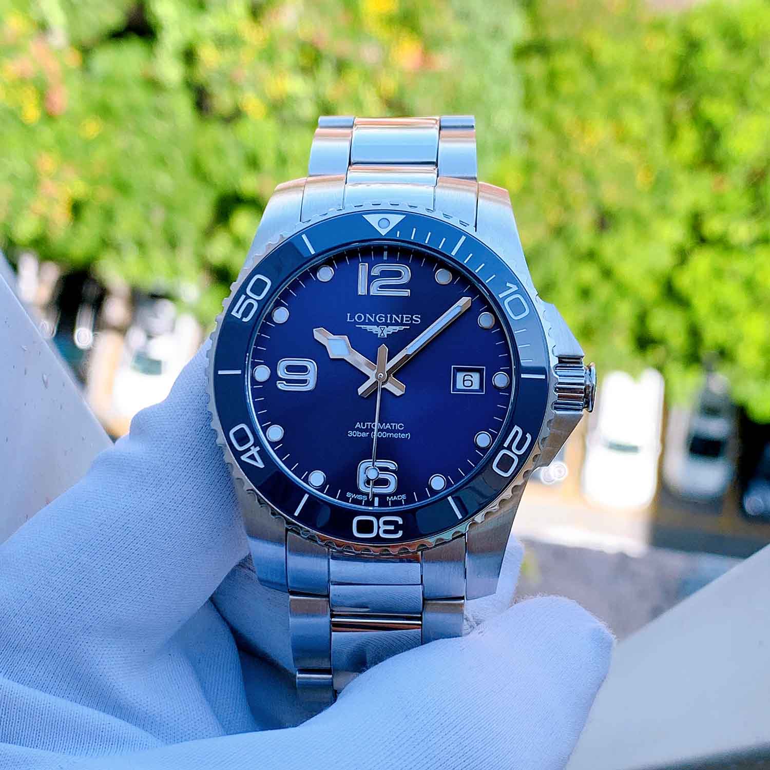 Longines Hydro Conquest Ceramic L3.781.4.96.6 (L37814966) used